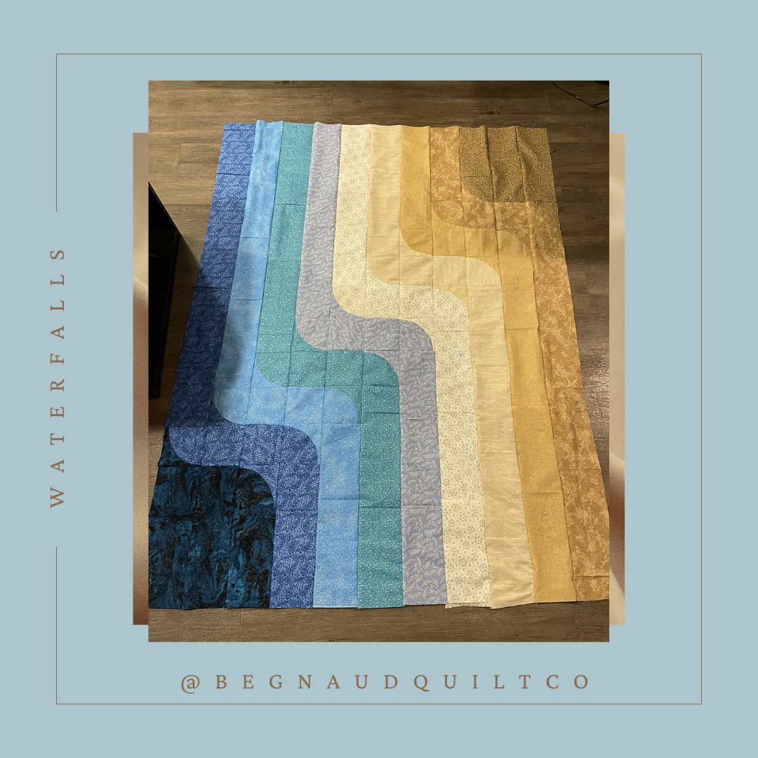Waterfalls Quilt – DueNorthHandmade