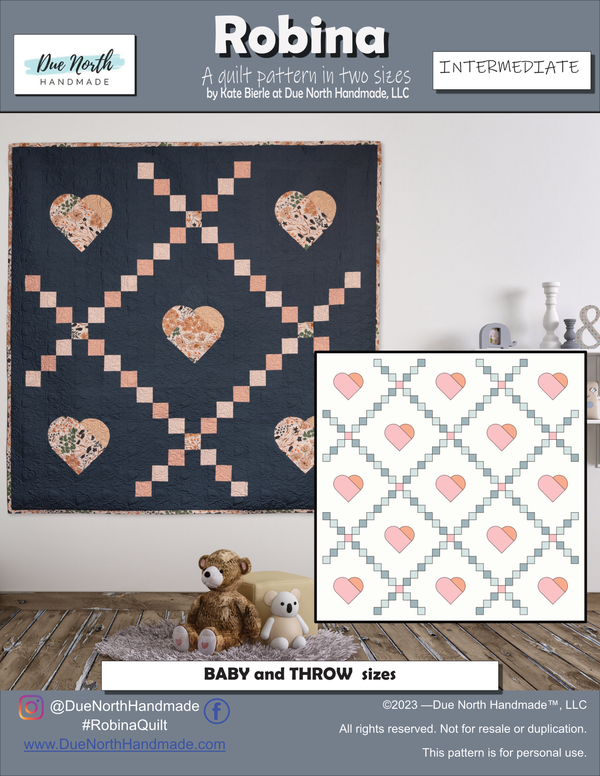 Robina Quilt Pattern – DueNorthHandmade